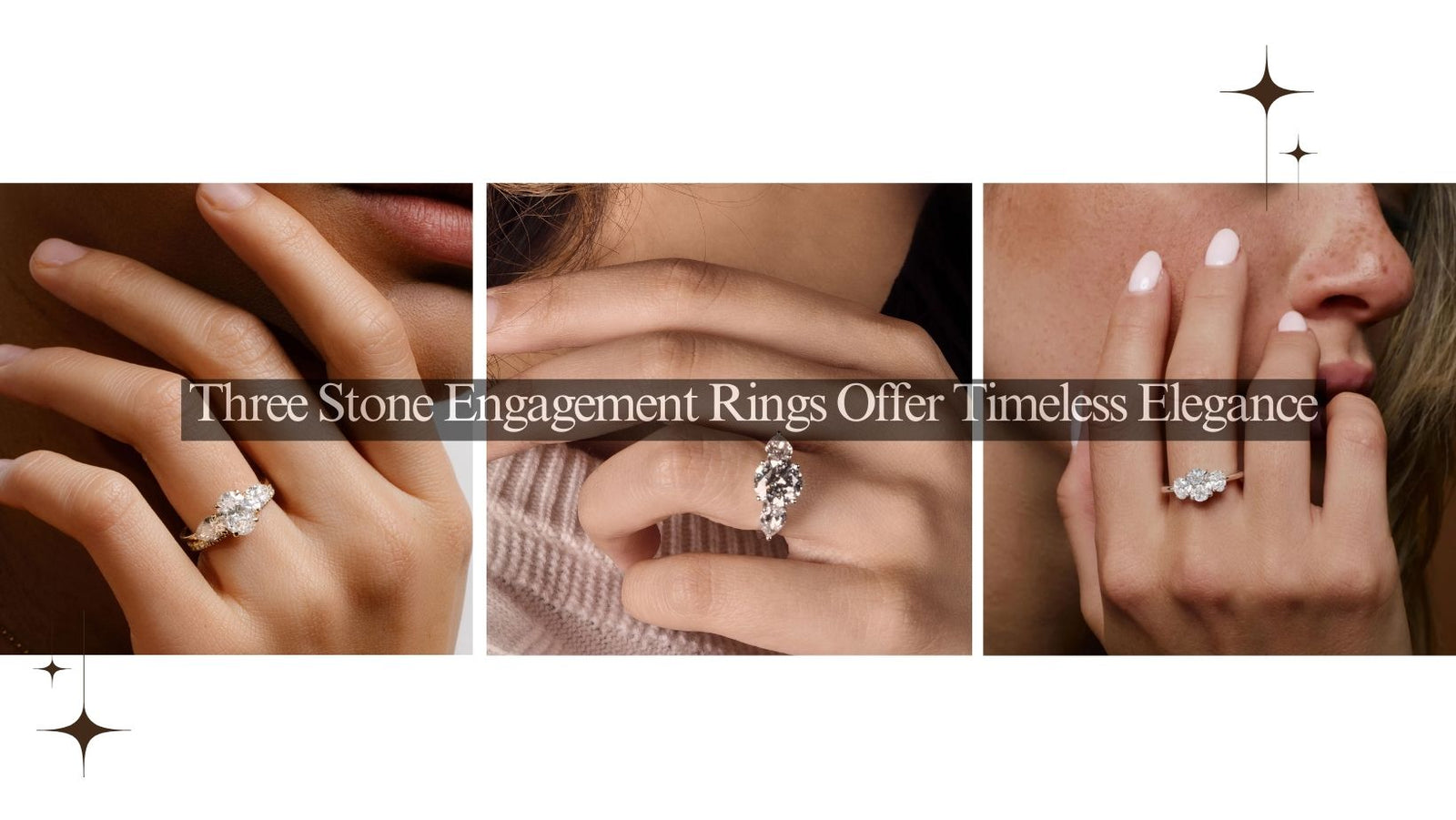 Three Stone Engagement Rings - Carat Diamonds